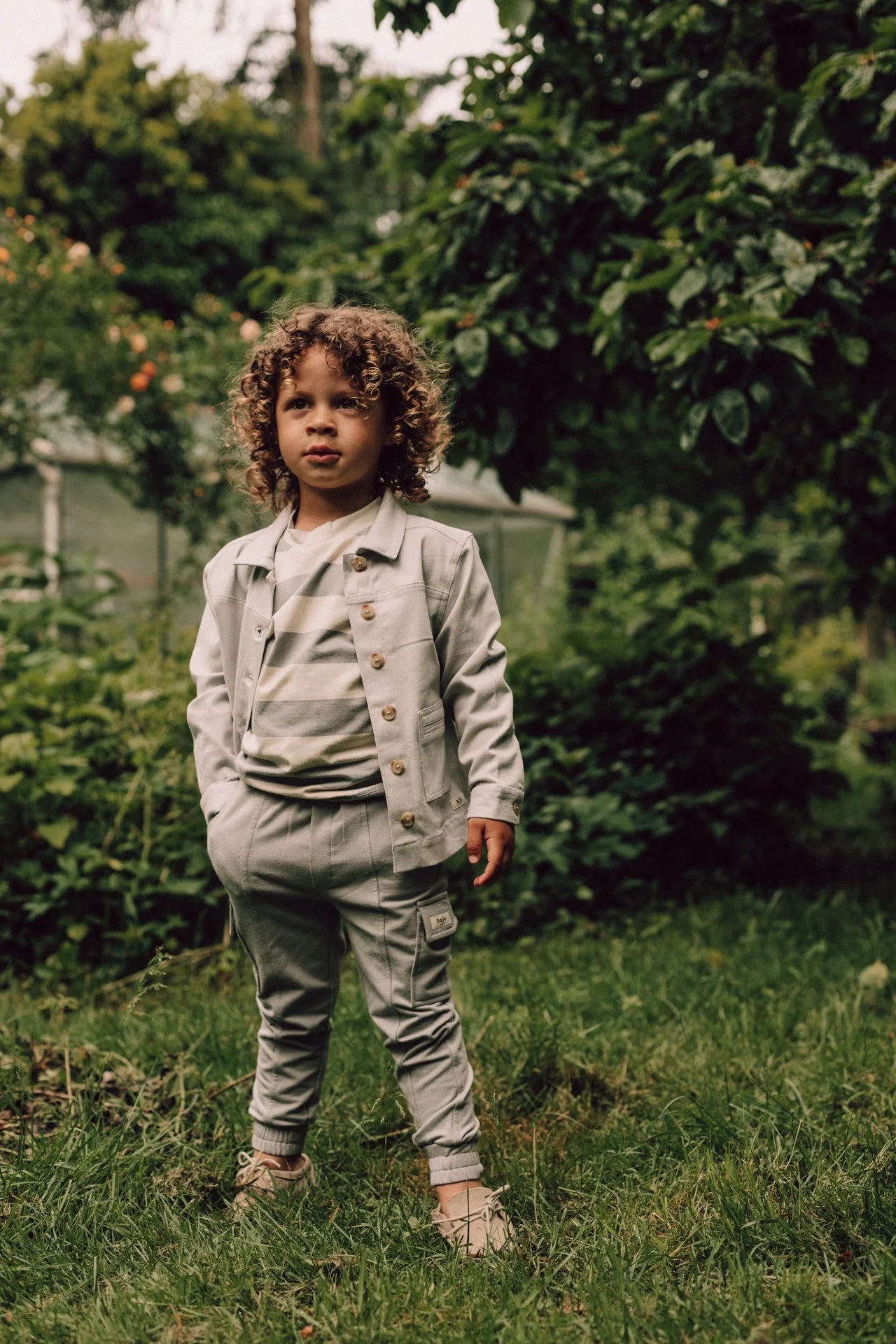 Jersey Sweatpants Grey Elephant voor Jongens – Baje Studio | Kidsbarn