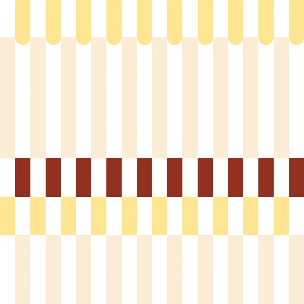 Dekornik Bejmat Red wallpaper – Moroccan tile pattern in a warm shade ...