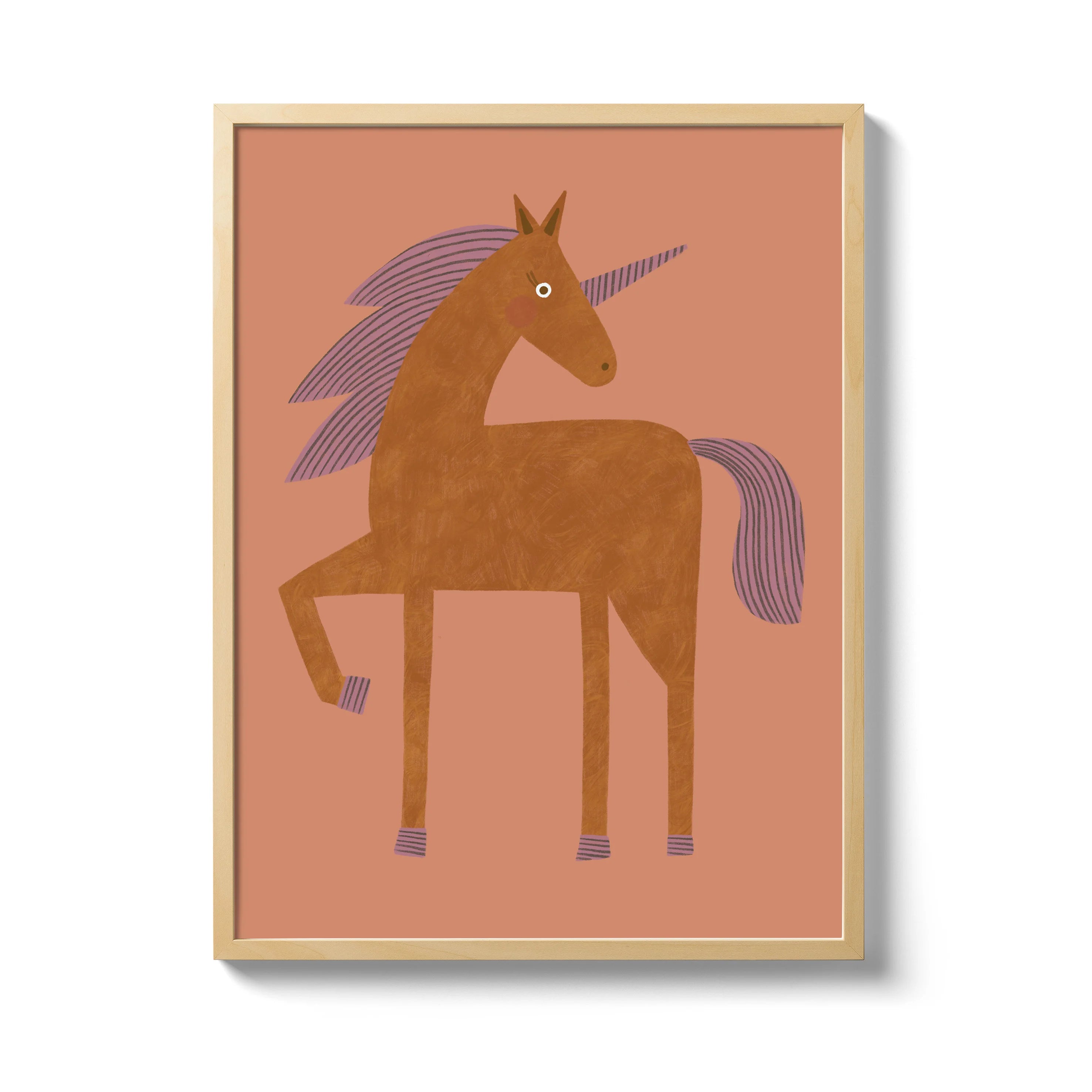 Maa-noo Unicorn poster – Duurzaam & vrolijk design | Kidsbarn