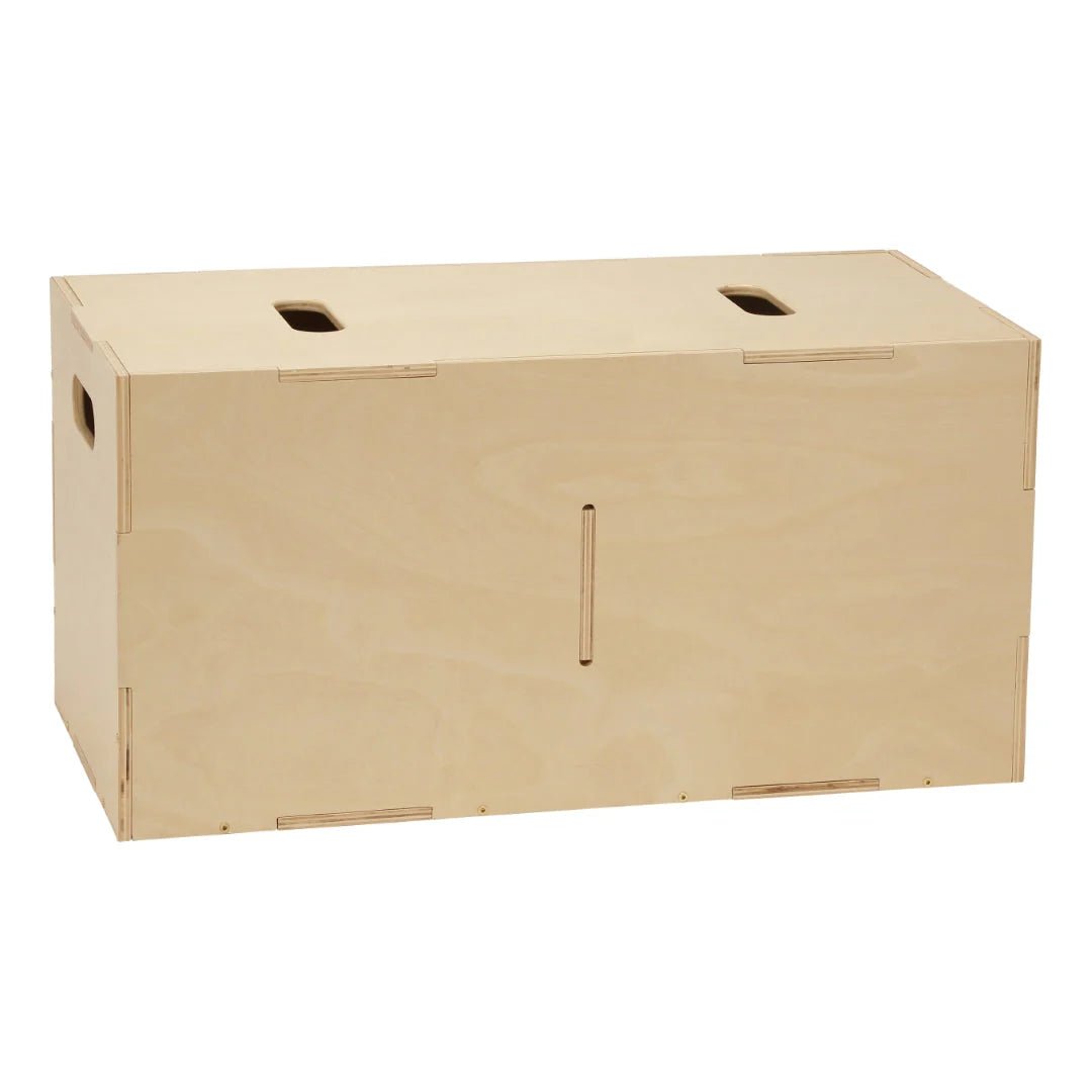 Nofred Cube Long Birch – Multifunctionele Opbergbank | Kidsbarn.nl